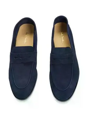 Paul Smith Suede Loafers With Penny Strap And Heel Detail