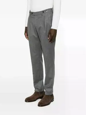 BERWICH Pleated Wool Trousers