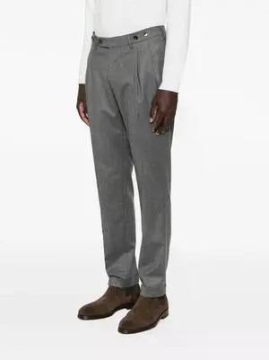 BERWICH Pleated Wool Trousers