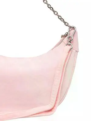 Juicy Couture Crystal-embellished Chain-link Shoulder Bag - Pink
