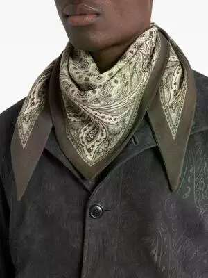 Etro Paisley Triangular Scarf