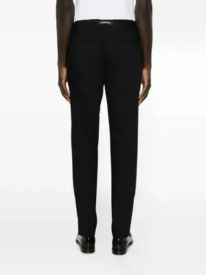 Karl Lagerfeld Woven Texture Straight Leg Trousers