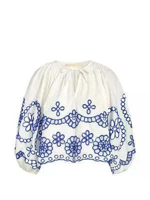 MARIE OLIVER Vara Broderie Anglaise Top