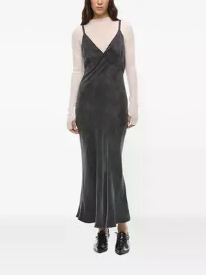 Pinko V-neck Slip Maxi Dress