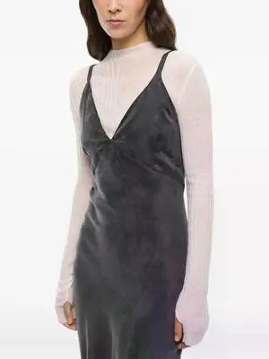Pinko V-neck Slip Maxi Dress