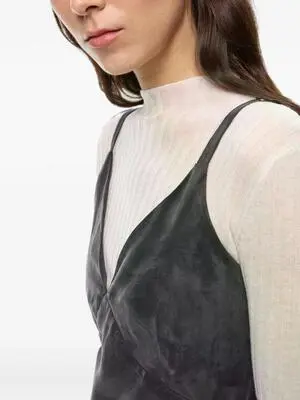 Pinko V-neck Slip Maxi Dress