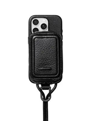 OBJCTS.IO Grainy Effect Shoulder Bag - Black