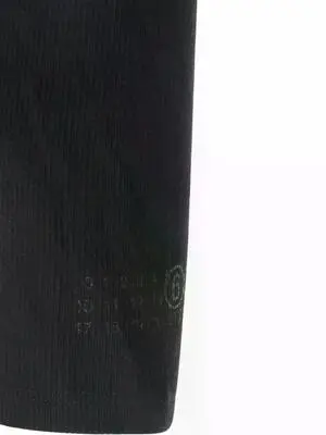 MAISON MARGIELA Cotton Ribbed Cut-out T-shirt