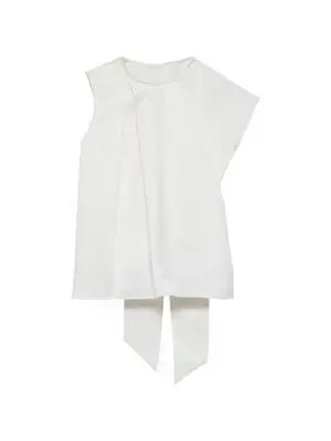 JW Anderson Draped-detail Top - White