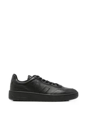 VEJA V-90 Leather Sneakers - Black