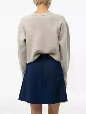 Hugo Chain-detail Pleated Mini Skirt