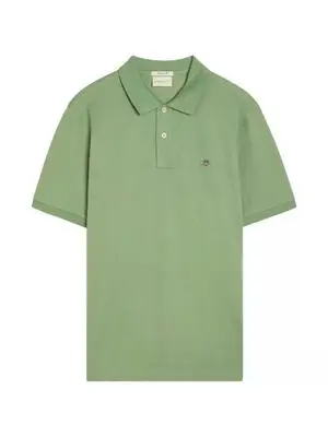 Gant Logo-embroidered Piqué Polo Shirt