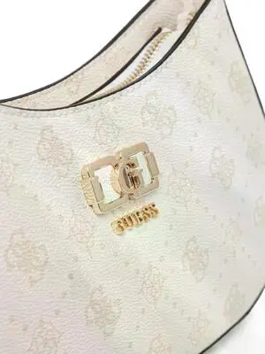 Guess Monogram-print Logo-plaque Tote Bag
