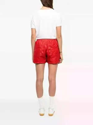 Zadig&Voltaire Pax Crinkled-leather Shorts