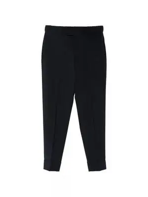 BERWICH Cropped Turn-up Trousers - Blue