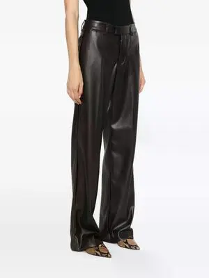 BERWICH Faux-leather Wide-leg Trousers