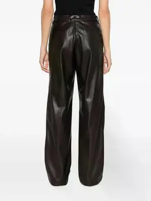 BERWICH Faux-leather Wide-leg Trousers