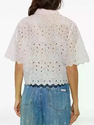 FRAME Paisley Eyelet Shirt