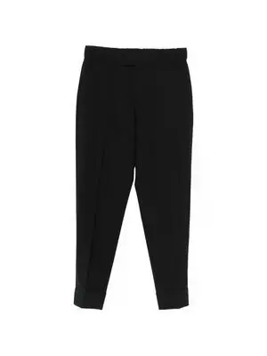 BERWICH Turn-up Cuff Trousers - Black