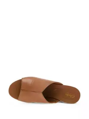 Clarks Sabina Open-toe Wedge Sandals