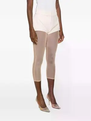 VESTIAIRE D'UN OISEAU LIBRE High-rise Structured Shorts