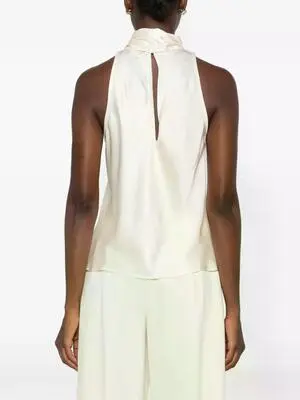 Brunello Cucinelli Asymmetric Halterneck Top