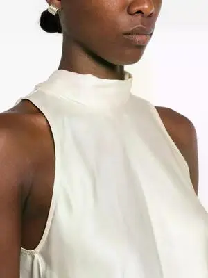 Brunello Cucinelli Asymmetric Halterneck Top