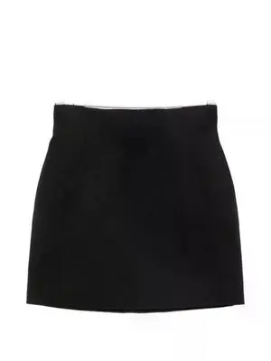 MUGLER High-waisted Mini Skirt - Black