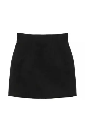 MUGLER High-waisted Mini Skirt - Black