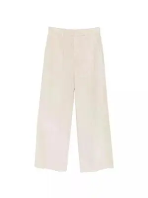 Brunello Cucinelli Wide-leg Corduroy Trousers - Neutrals