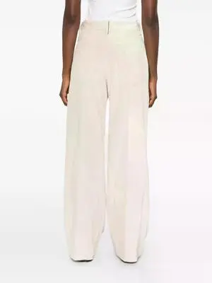 Brunello Cucinelli Wide-leg Corduroy Trousers - Neutrals