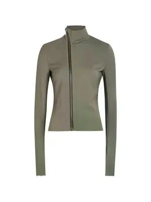 Rick Owens Asymmetric-zip High-neck Jacket - Grey