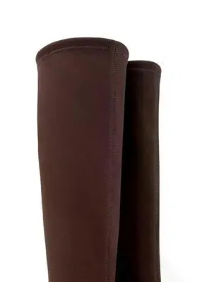 Camper Knee-high Stretch Boots - Brown