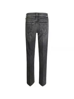 MOTHER Faded-effect Whiskered Jeans