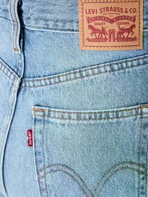 LEVI'S Logo-patch Straight-leg Jeans