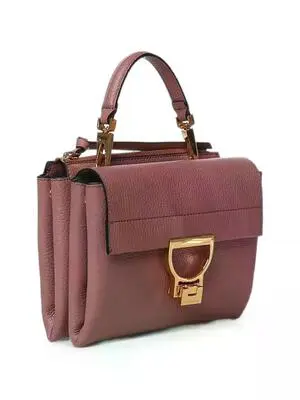COCCINELLE Grained Leather Tote Bag