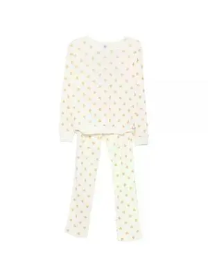 Petit Bateau Heart-print Pajamas