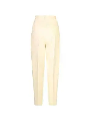 Fabiana Filippi Pleated Tapered Trousers - Neutrals