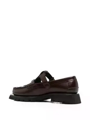Hereu Woven Buckle-fastening Loafers
