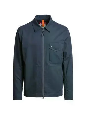 PARAJUMPERS Elgin Zip-up Overshirt Jacket - Blue