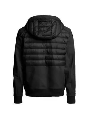 PARAJUMPERS Buck Hybrid Hooded Jacket - Black