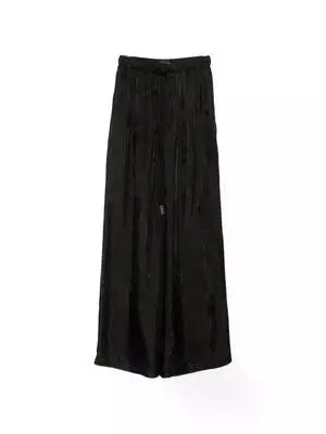 ANN DEMEULEMEESTER Paisley-jacquard Drawstring Trousers