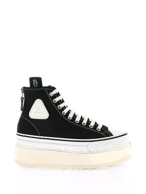 R13 Courtney Platform Sneakers - Black