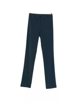 Patrizia Pepe Button-fastening Slim-fit Trousers - Blue