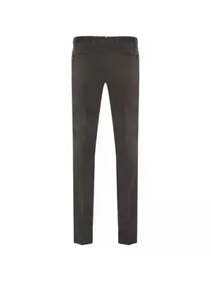Corneliani Pressed-crease Straight-leg Trousers - Brown