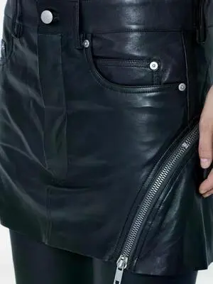 Rick Owens Bolan Banana Zip-detail Mini Skirt