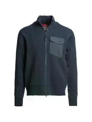PARAJUMPERS Hart River Ribbed Cardigan - Blue