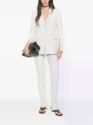 Patrizia Pepe Zip-cuff Single-breasted Blazer