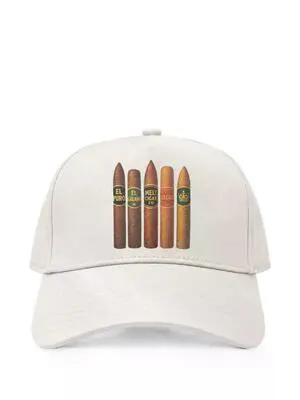 MELT Cigar-print Cap - Neutrals