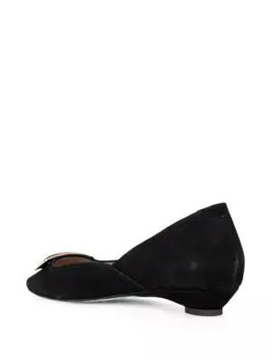 SERGIO MORETTI FIRENZE Calf Suede Ballet Flats